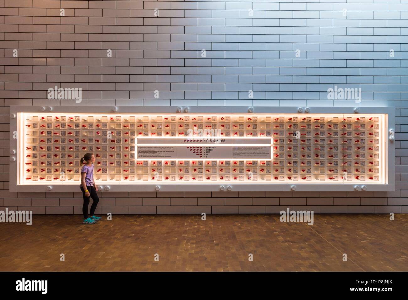 Denmark, Jutland, Billund, Lego® House is the Lego® experimental center ...