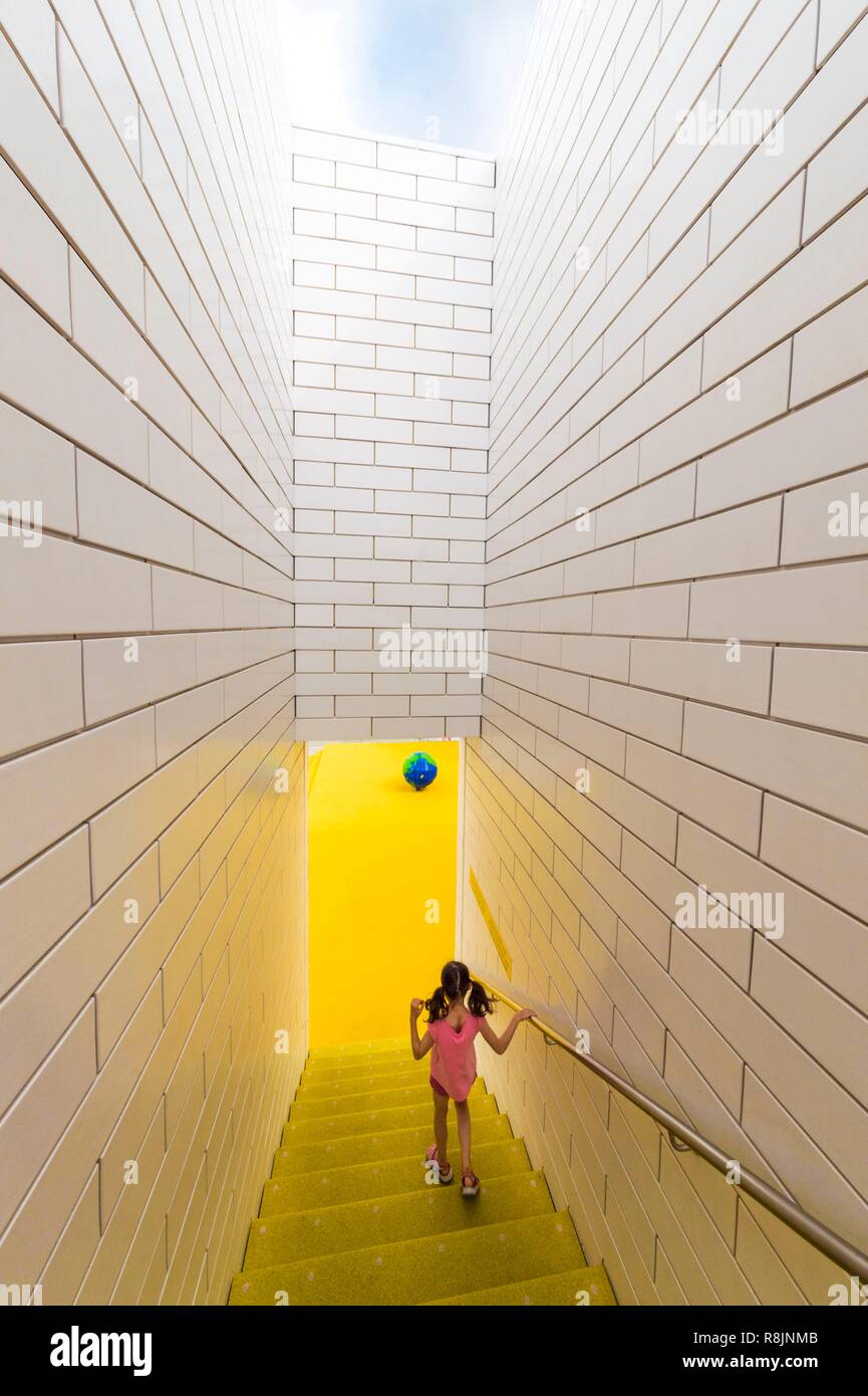 Denmark, Jutland, Billund, Lego® House is the Lego® experimental center ...