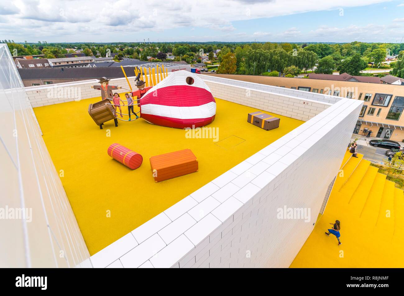 Denmark, Jutland, Billund, Lego® House is the Lego® experimental center ...