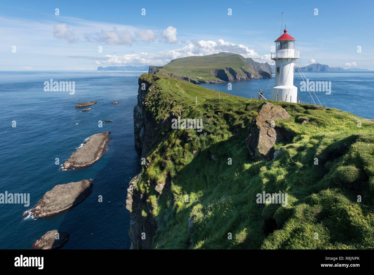 Lighthouse mykinesholmur hi-res stock photography and images - Alamy