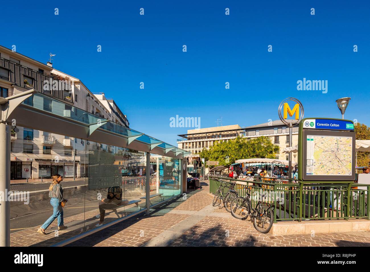 Issy les moulineaux map hi-res stock photography and images - Alamy