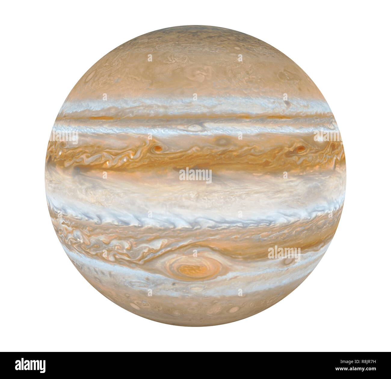 Planet Jupiter Isolated Stock Photo - Alamy