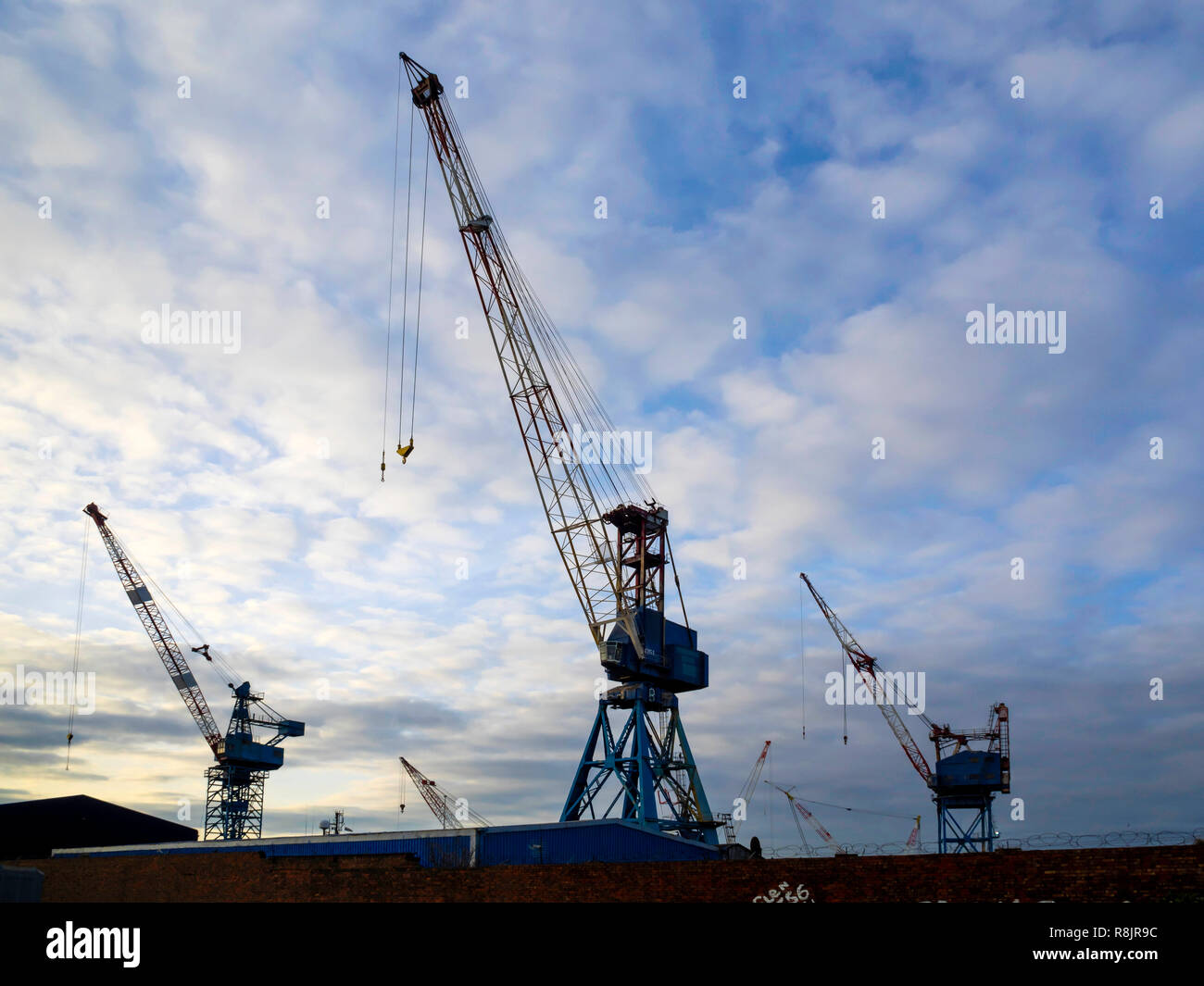 Shipyard cranes hi-res stock photography and images - Alamy