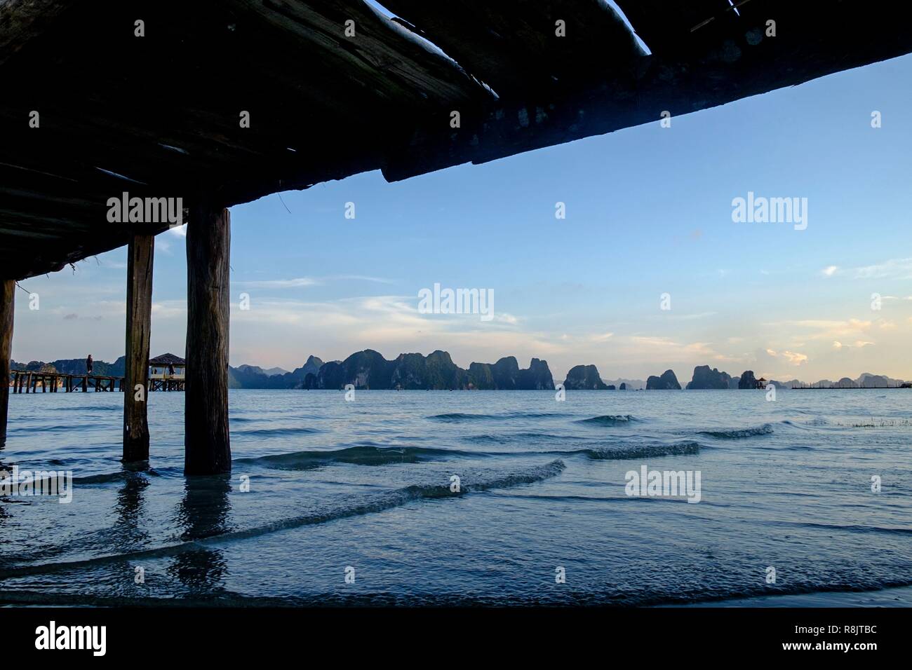 Vietnam, Ha Long bay listed as World Heritage by UNESCO, Van Don island ...