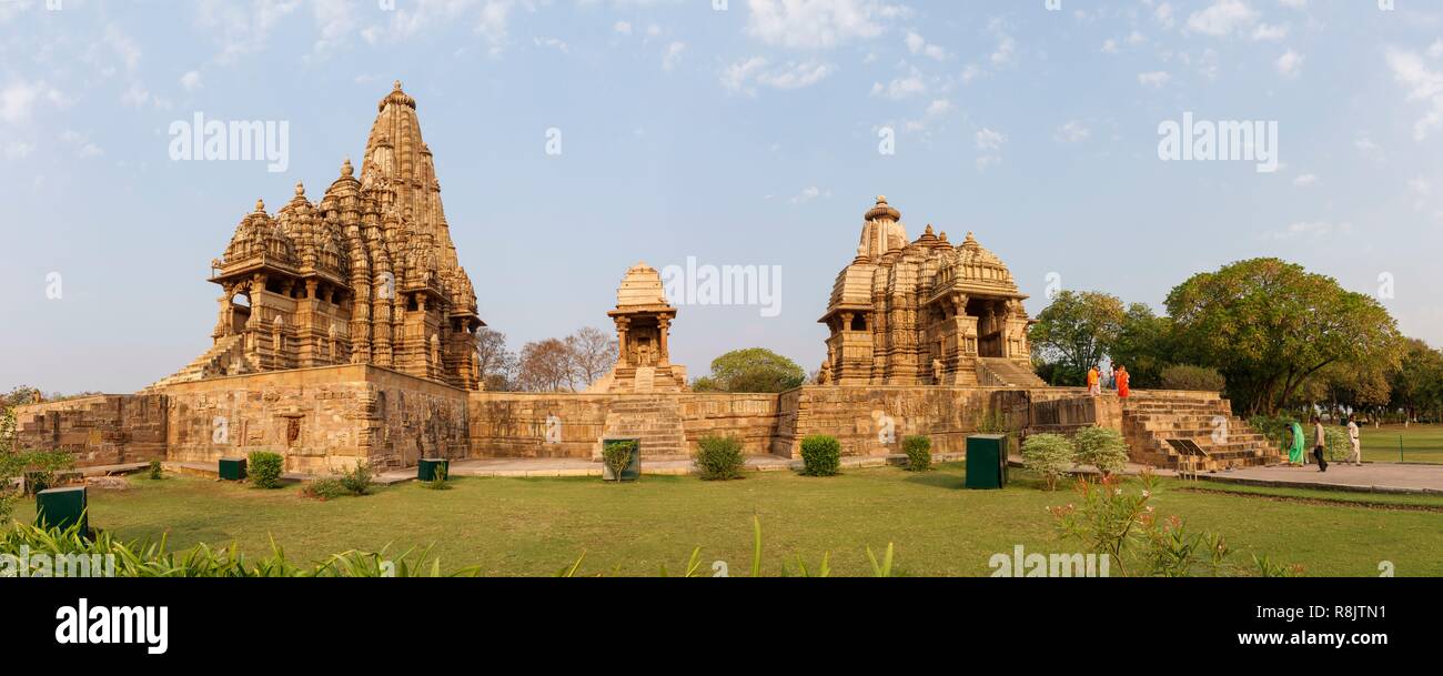 India, Madhya Pradesh, Khajuraho, monuments listed as World Heritage by ...