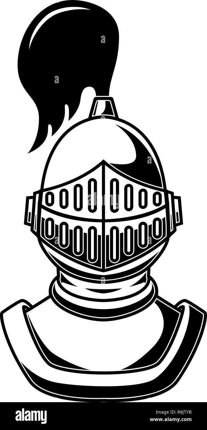 Knight Helmet Silhouette