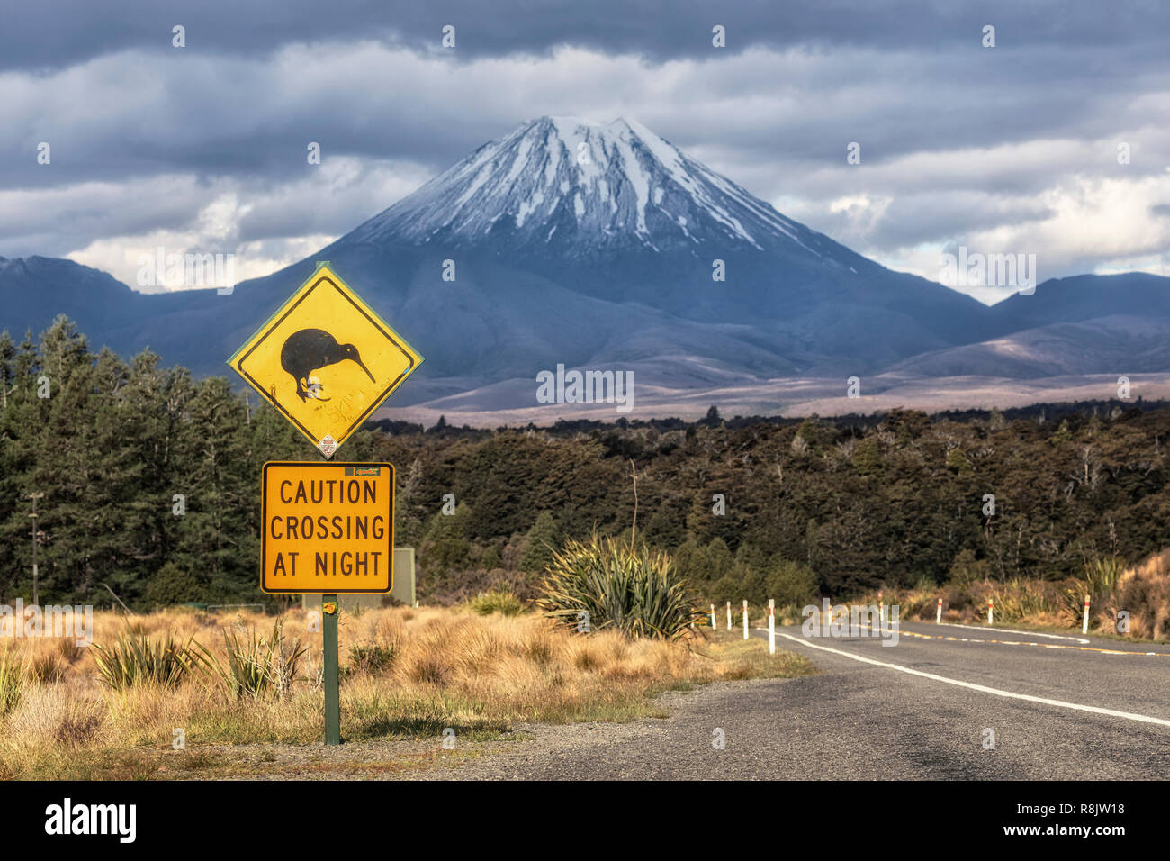 Tongariro national park and volcano hi-res stock photography and images ...