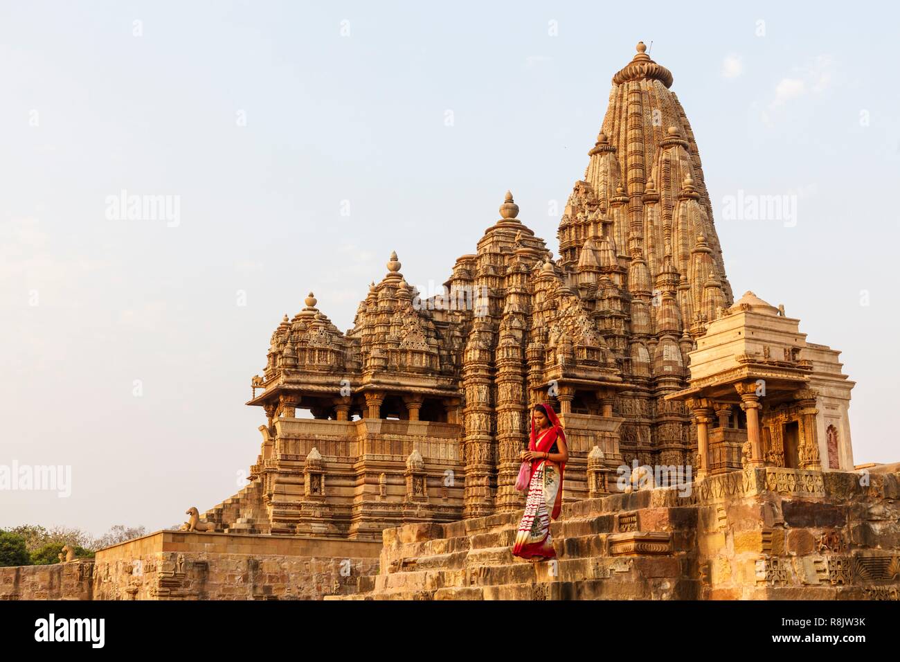 India, Madhya Pradesh, Khajuraho, monuments listed as World Heritage by ...