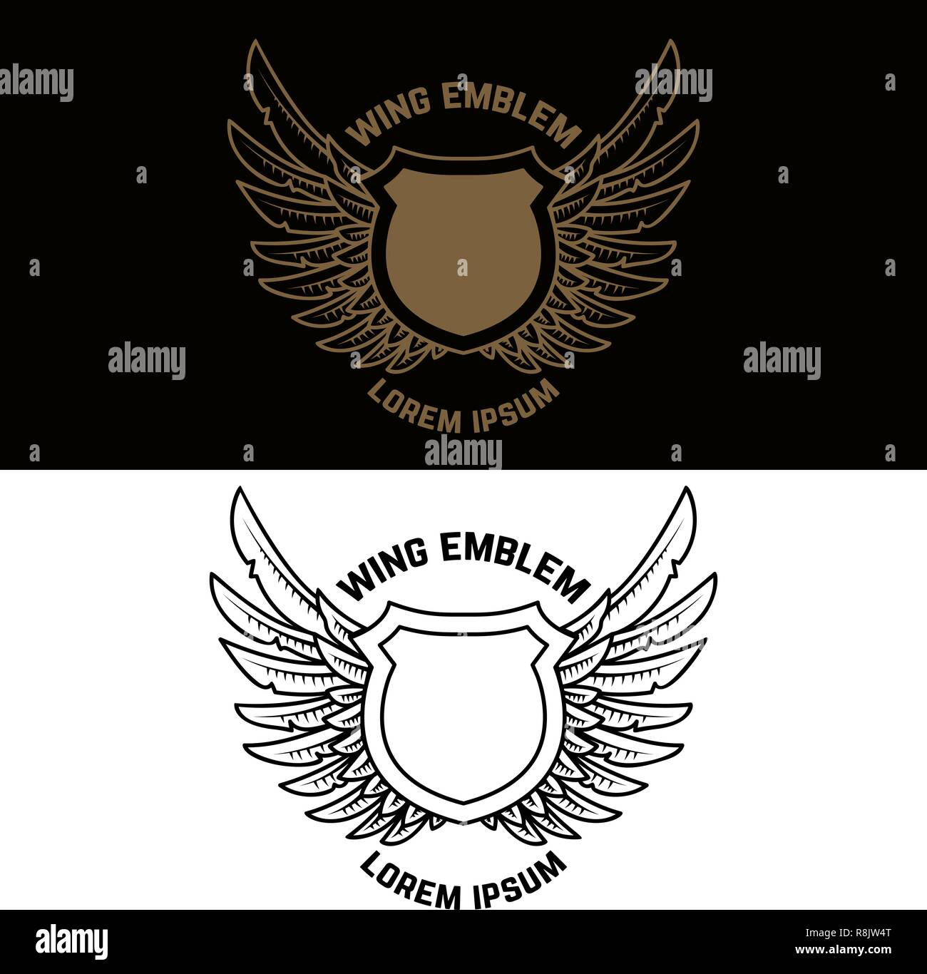 Winged sign hi-res stock photography and images - Alamy