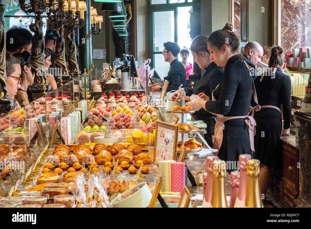 France, Paris, the Laduree pastry shop Stock Photo - Alamy