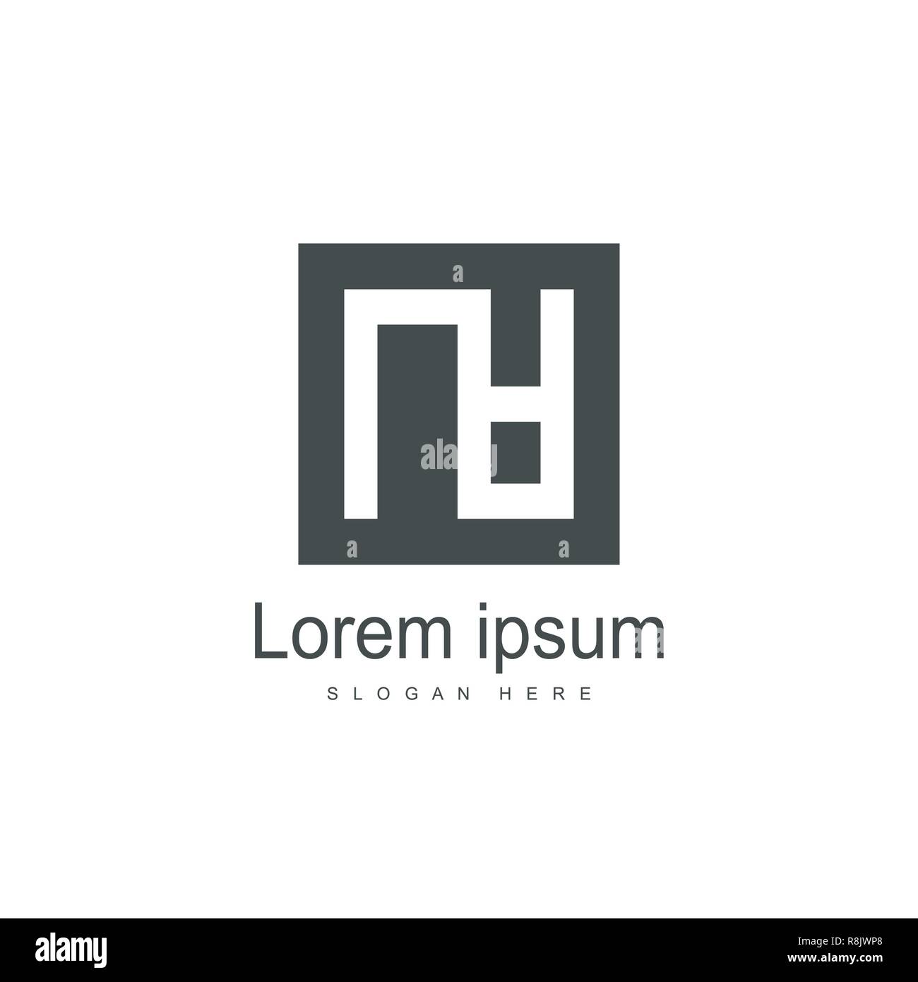 Initial Letter NA Logo Template Vector Design Stock Vector Image & Art ...