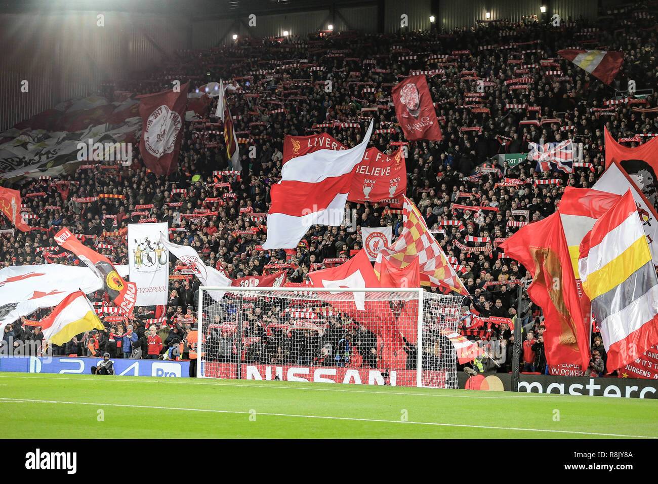11th December 2018, Anfield, Liverpool, England; UEFA Champions League ...