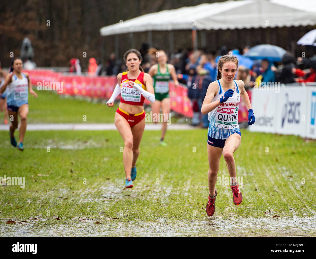 TILBURG-NETHERLANDS.9 DEC: AMELIA QUIRK competing in the Women's U20 ...