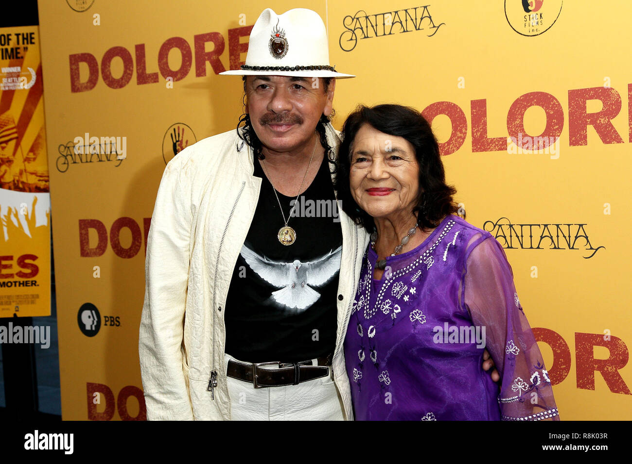 NEW YORK, NY - AUGUST 21: Executive Producer Carlos Santana and ...