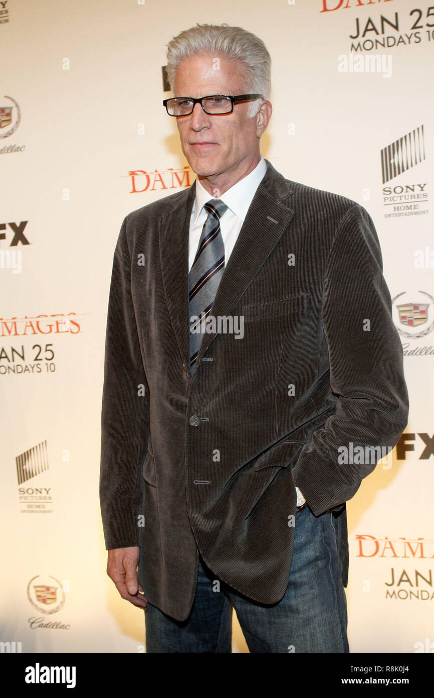 NEW YORK - JANUARY 19: Actor Ted Danson attends the "Damages" season ...