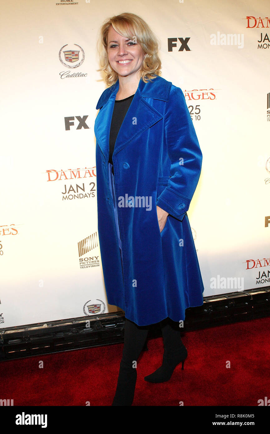 NEW YORK - JANUARY 19: Emily Conner attends the "Damages" season three ...