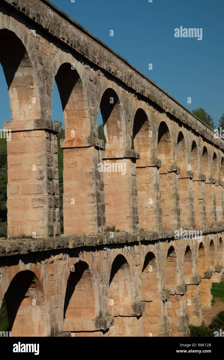 The Ferreres Aqueduct, also known as the Pont del Diable (Devil's ...