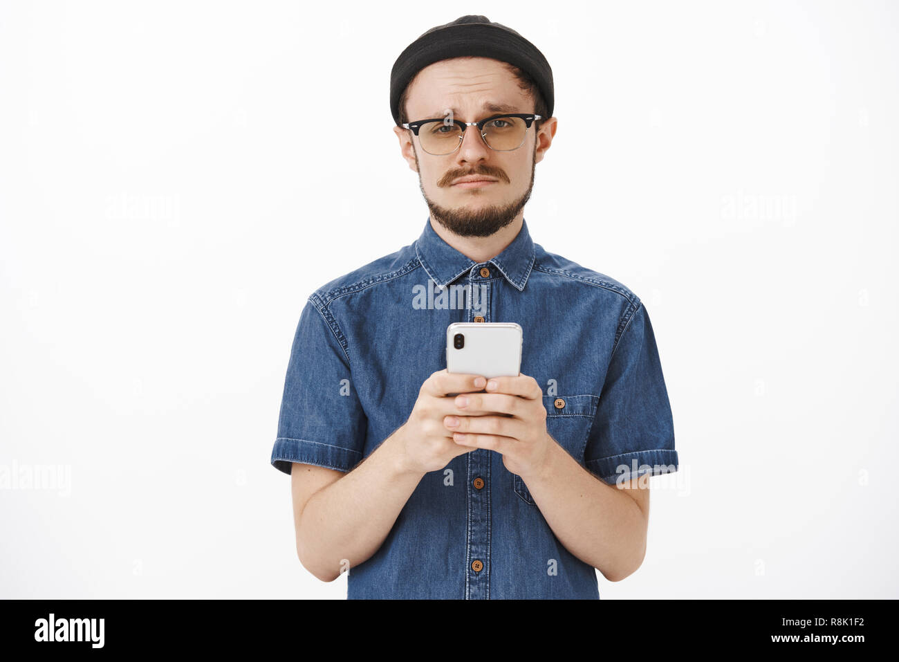 Face sad black guy hi-res stock photography and images - Alamy