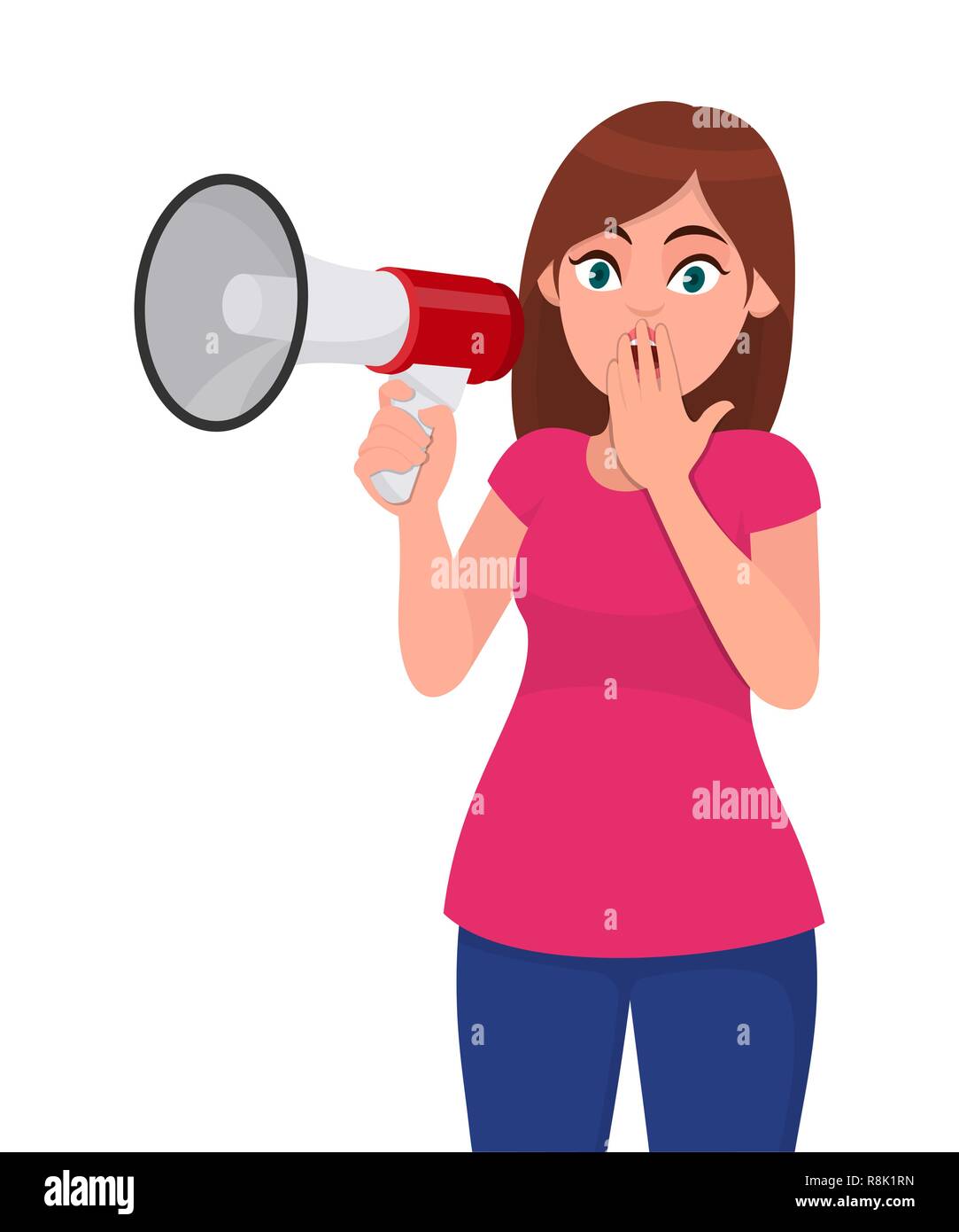 Body language communication cartoon hi-res stock photography and images ...