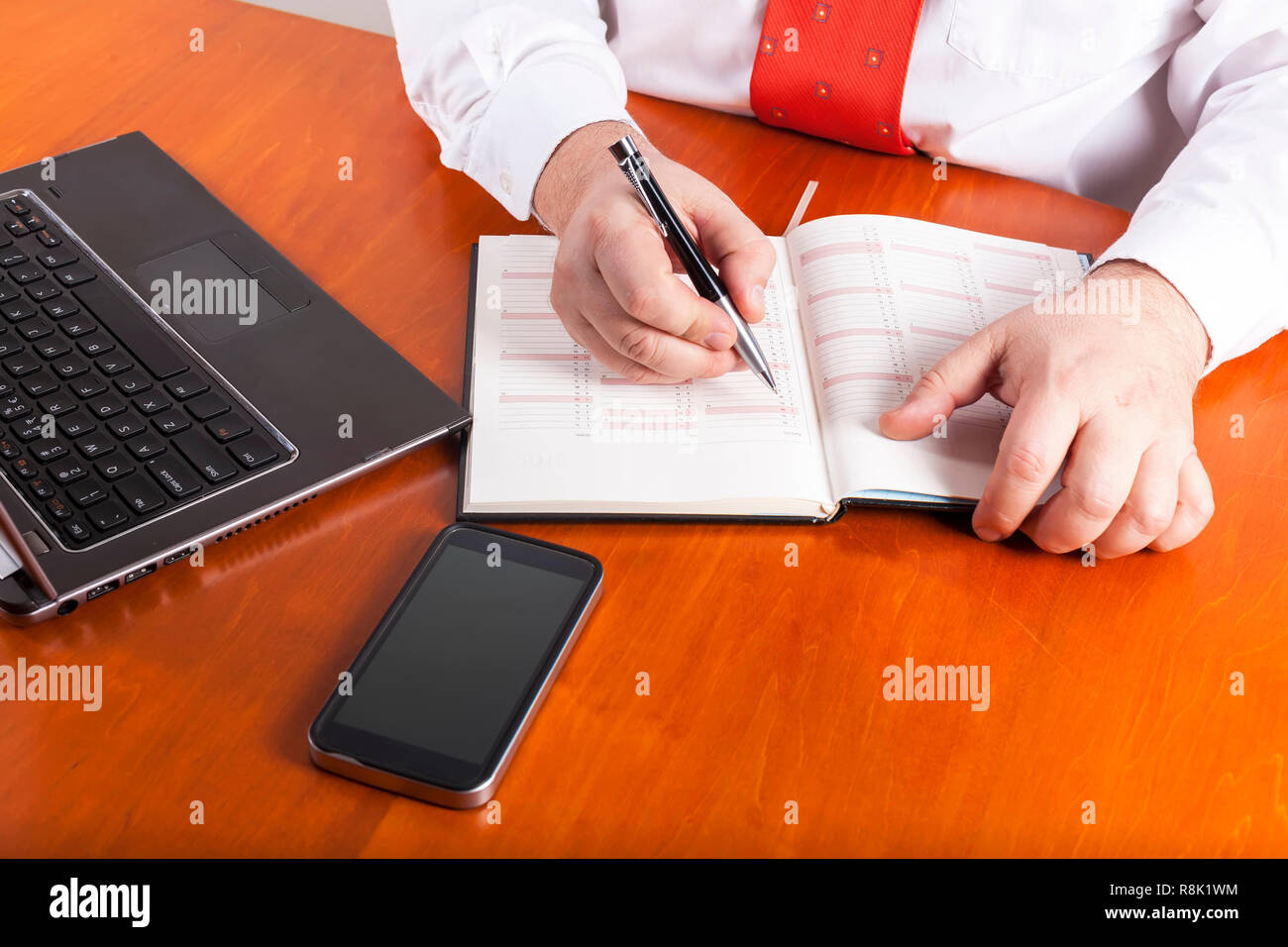 Directors desk in the office Stock Photo - Alamy