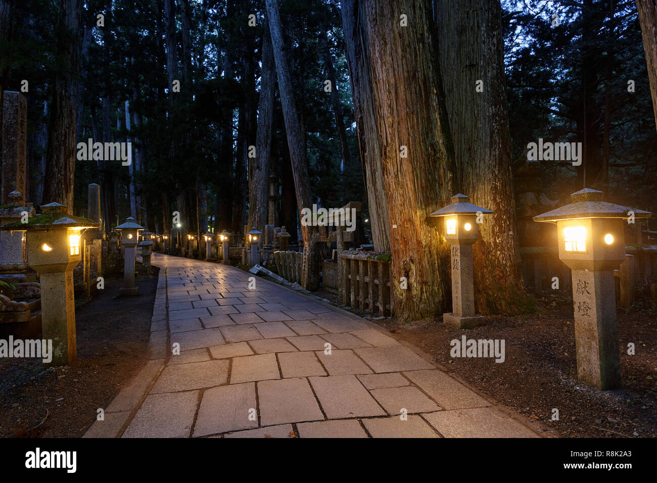 Cemetery in twilight hi-res stock photography and images - Alamy