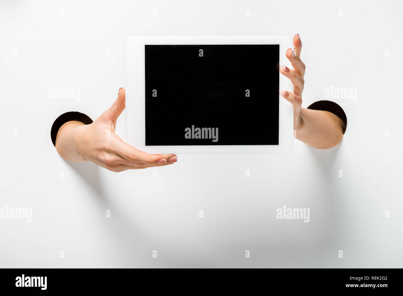 Shot through screen hi-res stock photography and images - Alamy