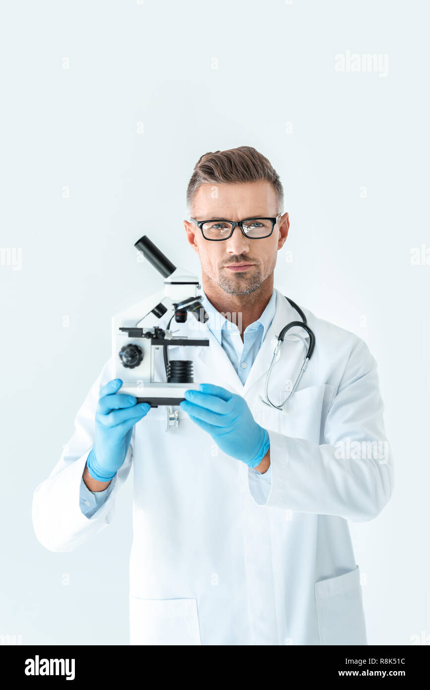 Handsome scientist looking camera hi-res stock photography and images ...