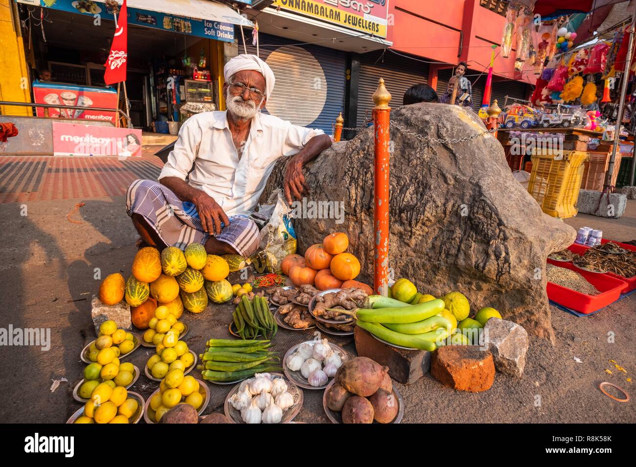 India, state of Kerala, Thiruvananthapuram (or Trivandrum), capital of ...
