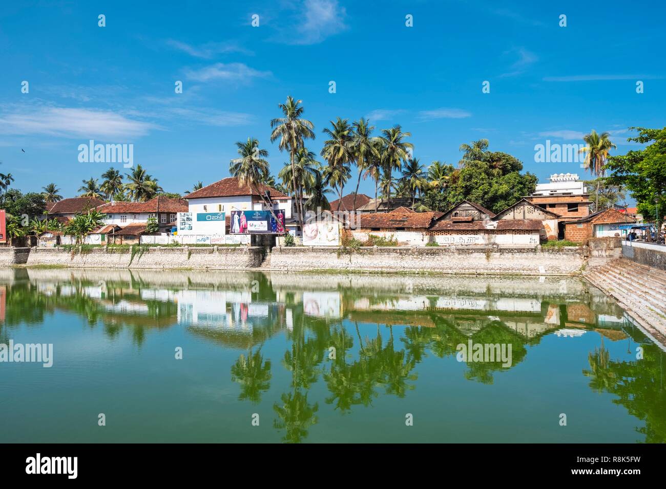 India, state of Kerala, Kozhikode or Calicut, Kuttichira district, tank ...