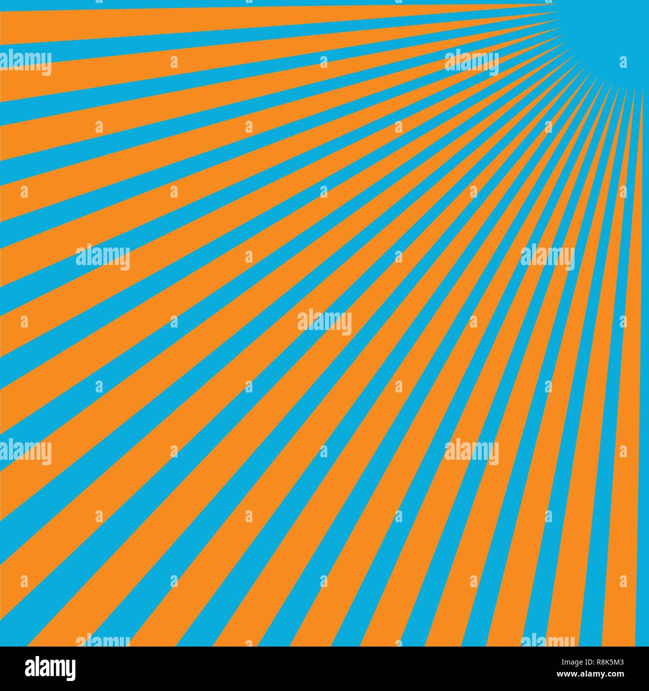 Converging lines from a corner spot Stock Vector Image & Art - Alamy