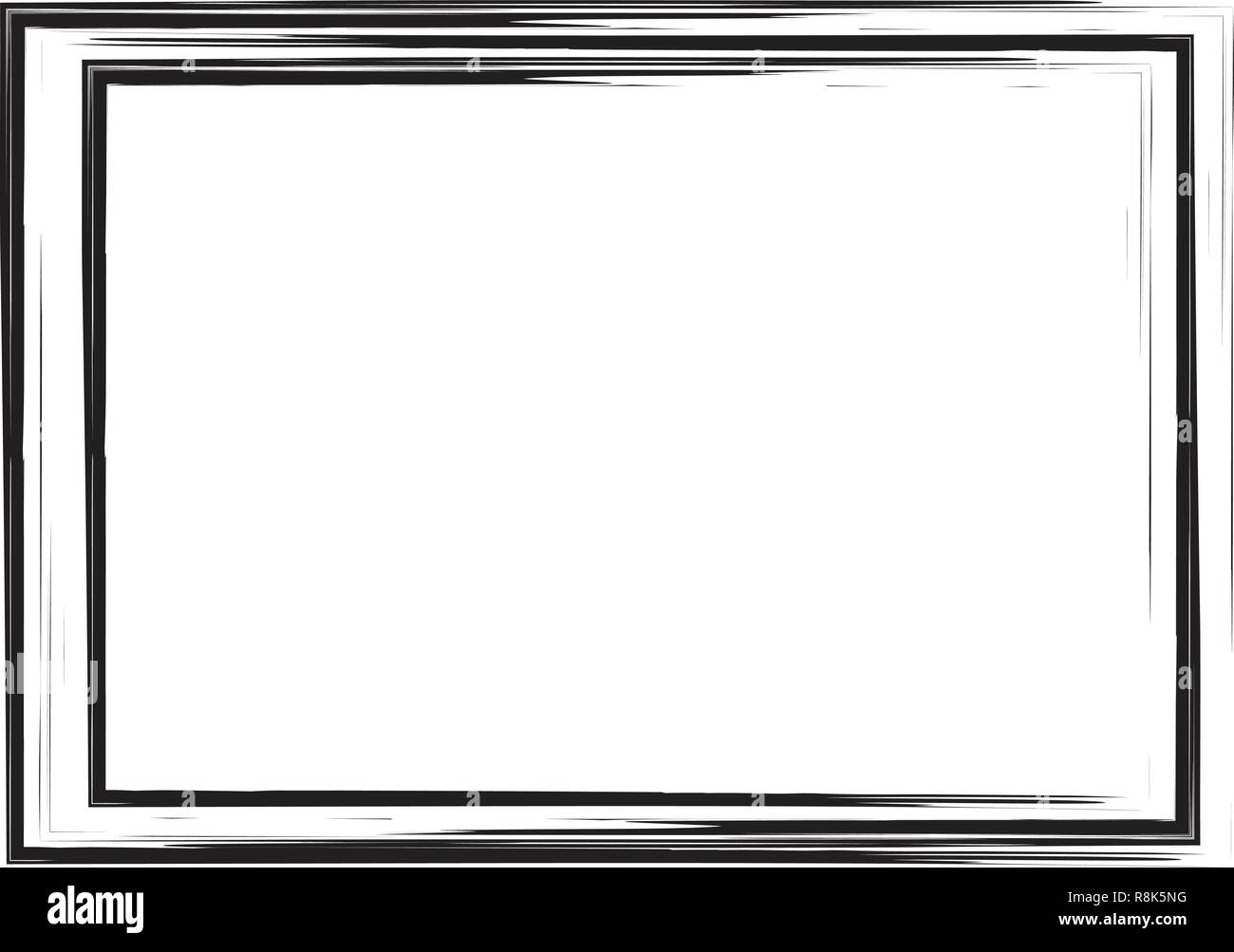 Grunge border effect Stock Vector Images - Alamy