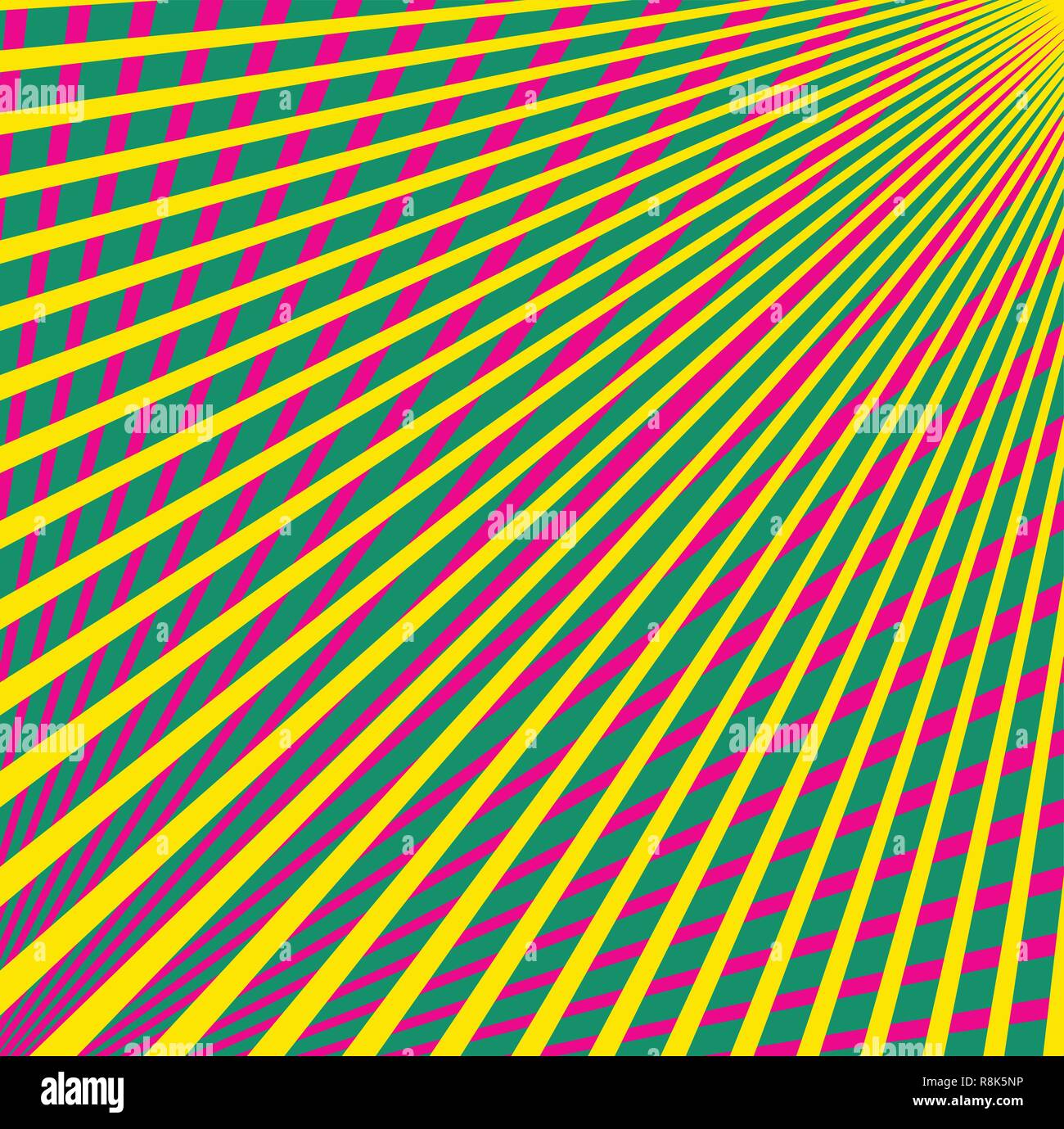 Multi colored converging lines Stock Vector Image & Art - Alamy