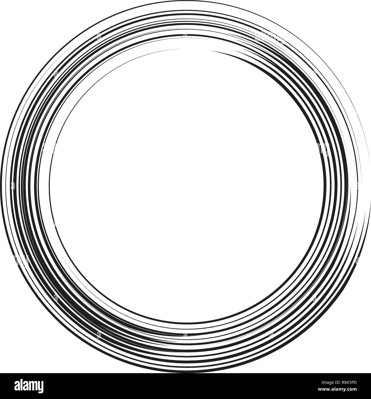 Round frame grunge textured Stock Vector Images - Alamy