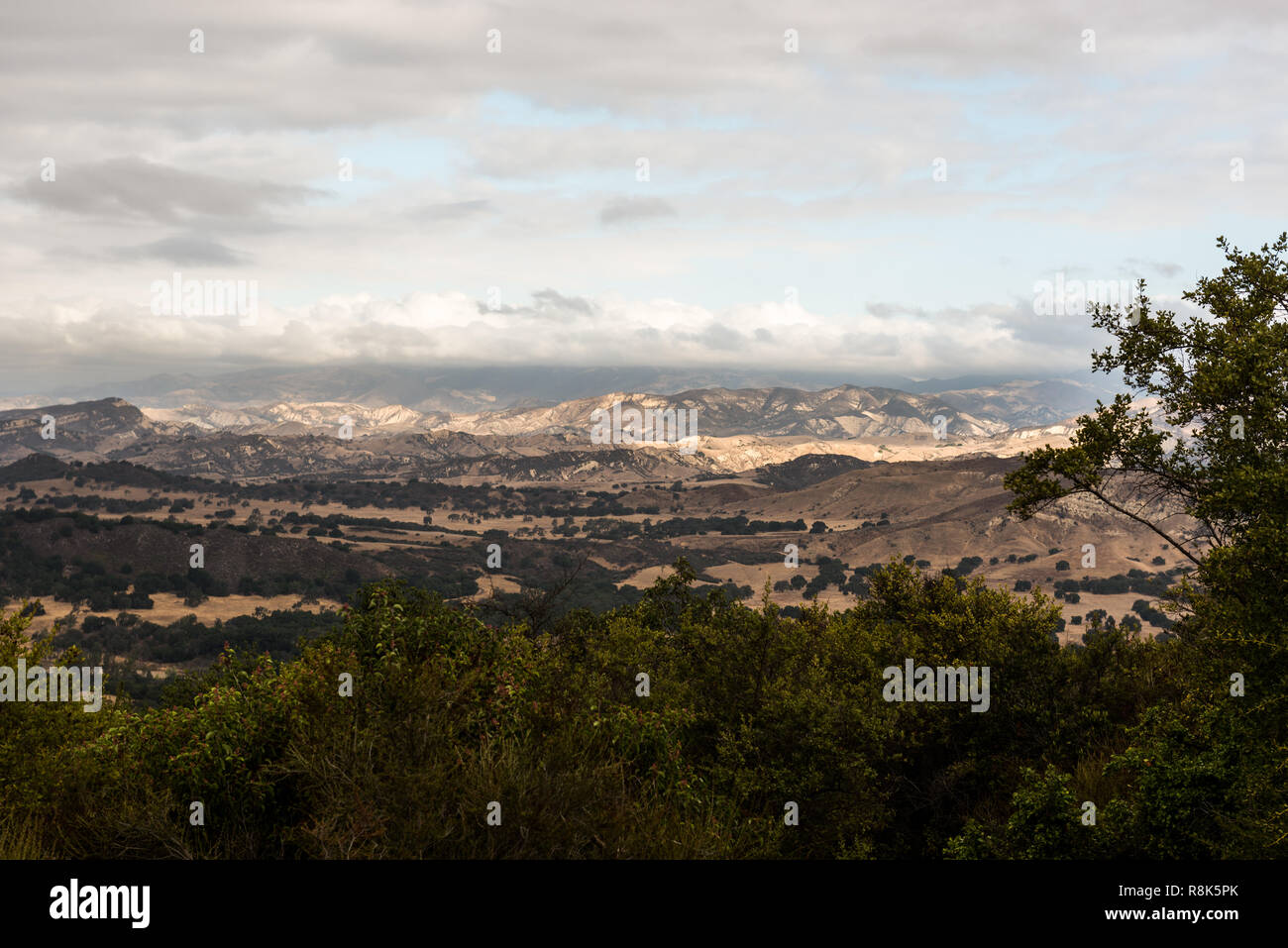 Vista Point Over Santa Ynez Valley, California, USA Stock Photo - Alamy