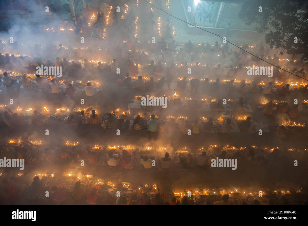Narayanganj, Bangladesh - November 03 2015: Thousands of Hindu devotees ...