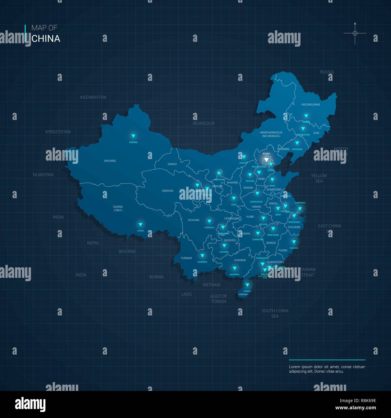 China marks Stock Vector Images - Alamy