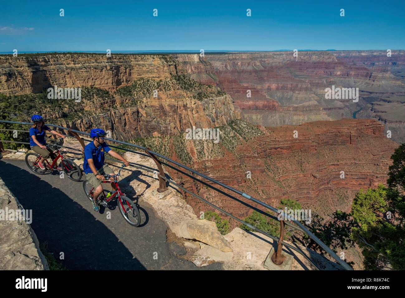 United States, Arizona, Grand Canyon National Park, South Rim, VTT ...