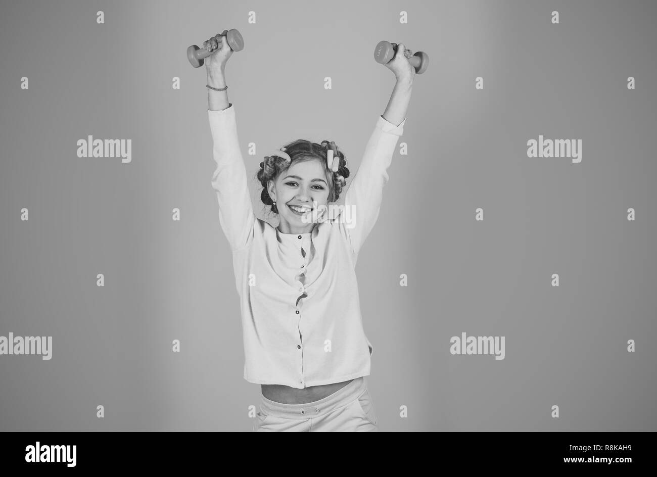 Good morning exercise gym Black and White Stock Photos & Images - Alamy