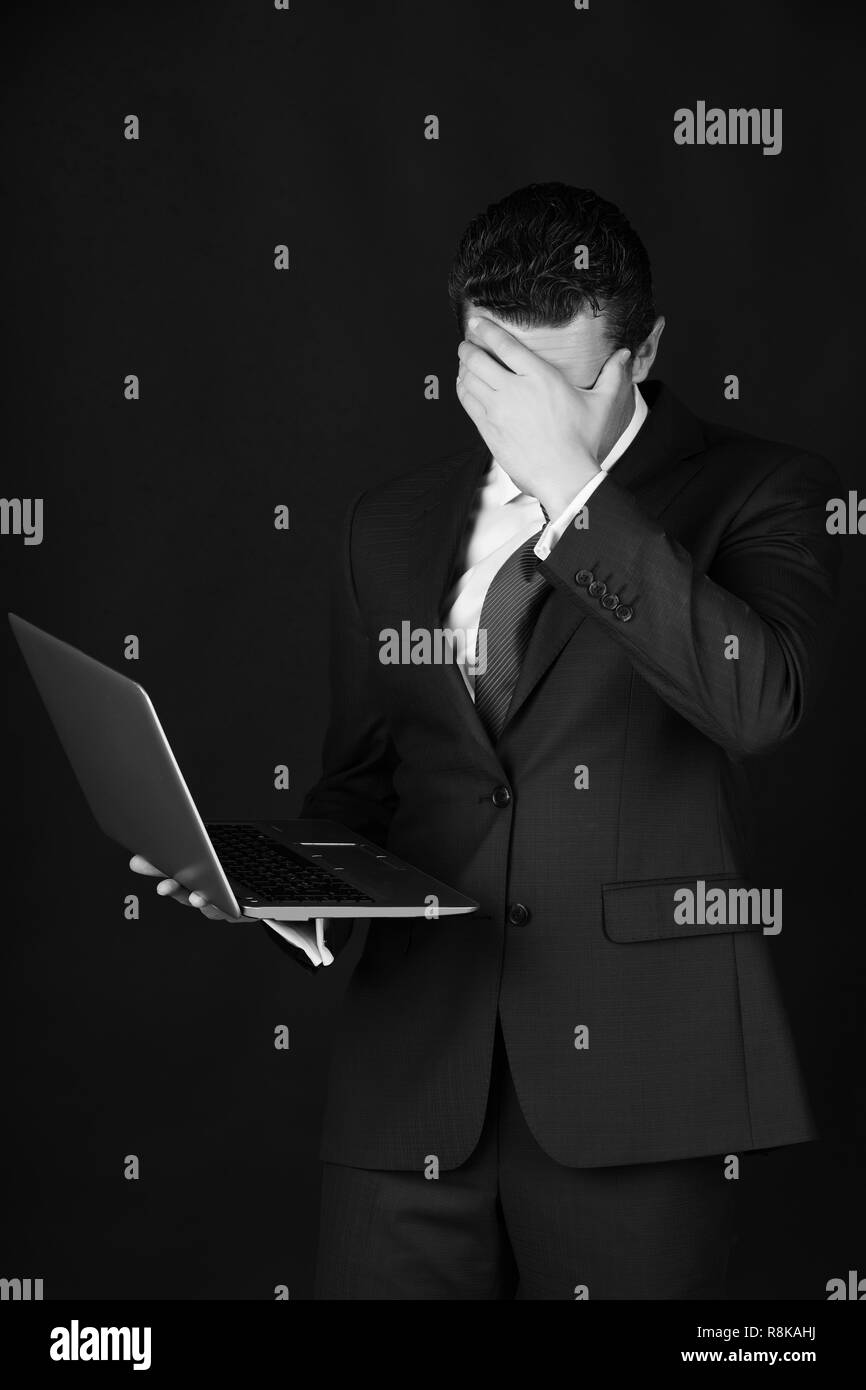 Internet stress Black and White Stock Photos & Images - Alamy