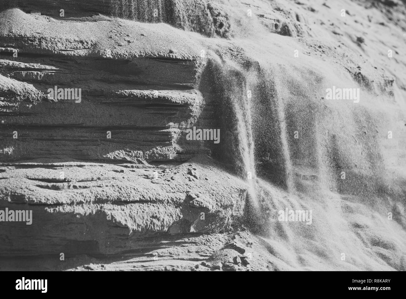Layer of stone sand soil texture Stock Photo - Alamy