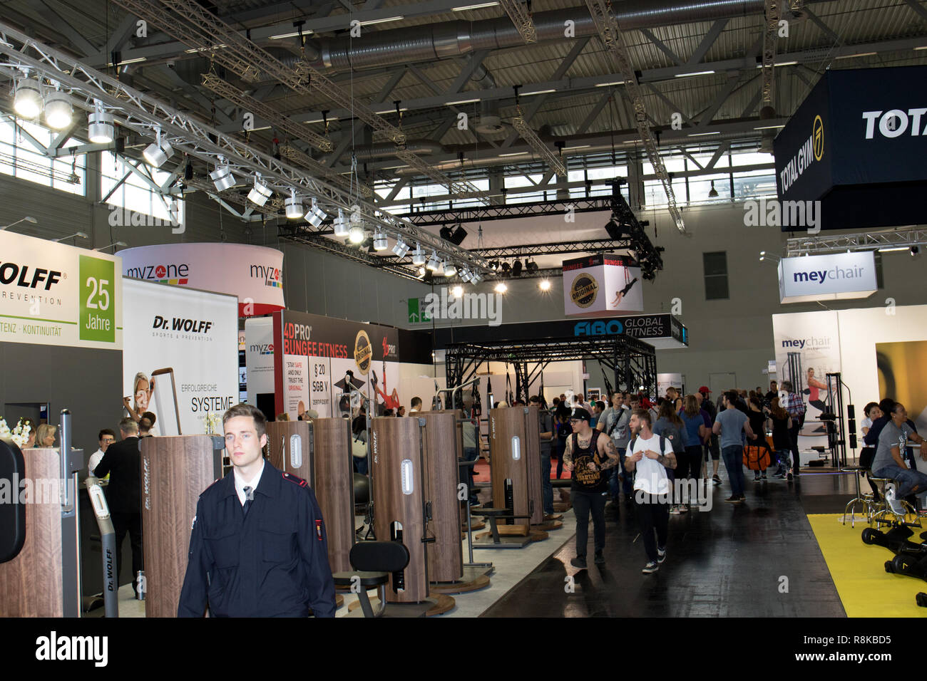 impressions of the visitors at the fibo 2018 in cologne germany and the ...