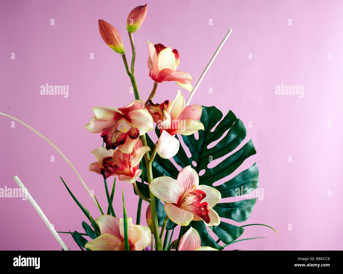 Decorative artificial flowers Stock Photo - Alamy