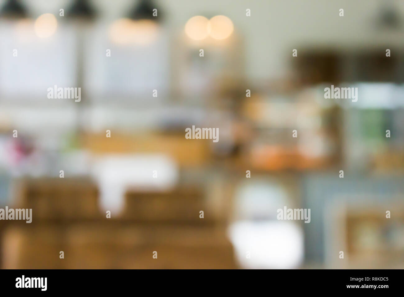 Cafe blur background with bokeh light. Restaurant abstract blur Stock ...