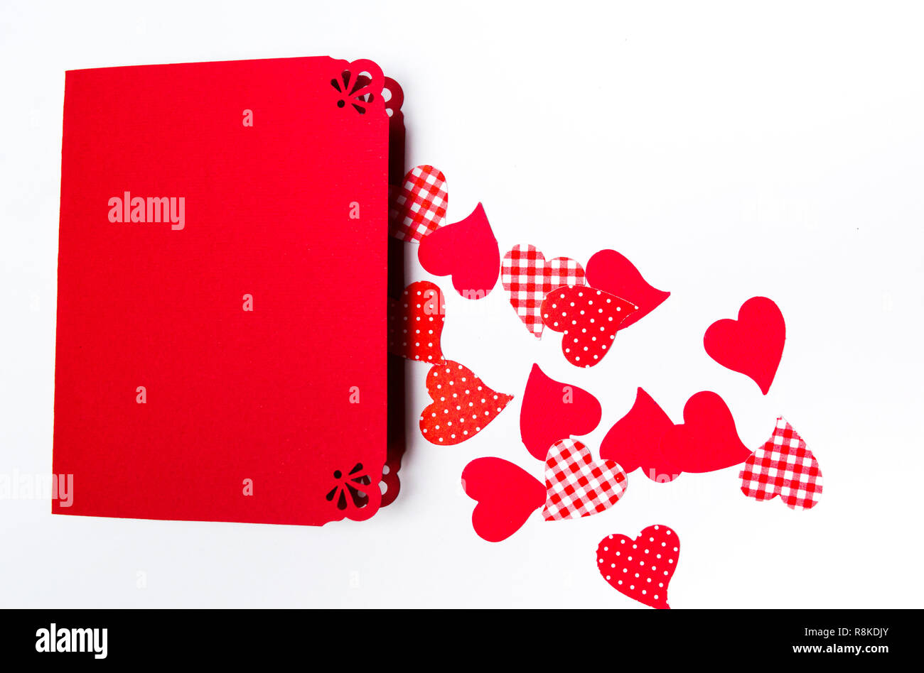 Open red diary hi-res stock photography and images - Alamy
