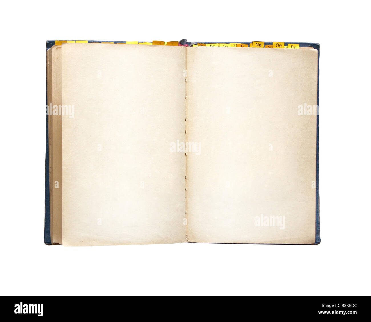 Old book. Object isolated over white Stock Photo - Alamy