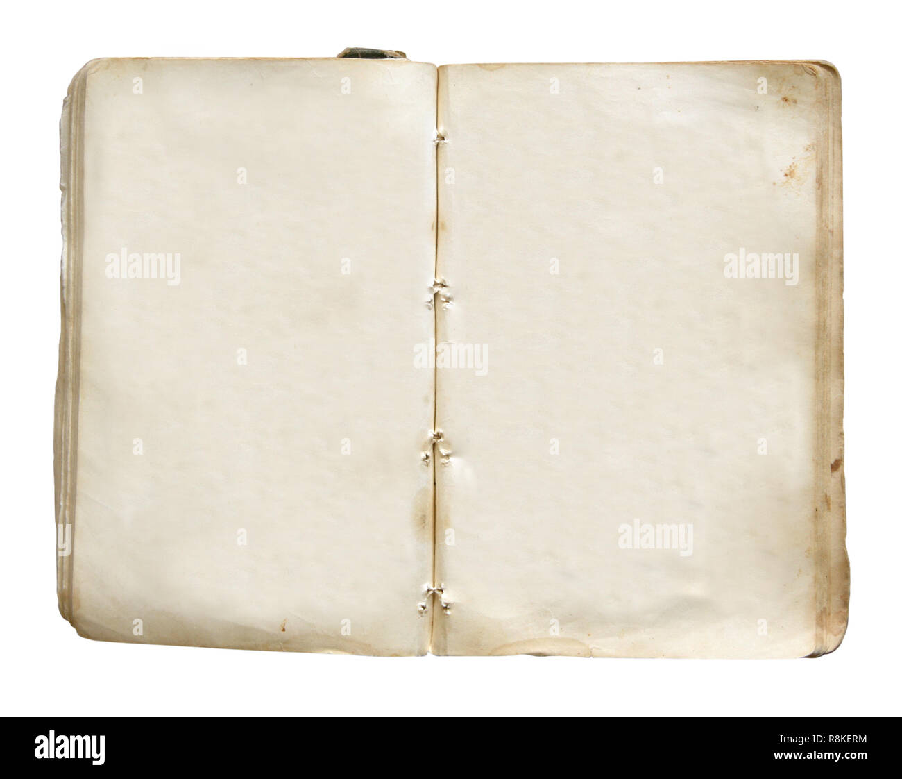 Old book. Object isolated over white Stock Photo - Alamy