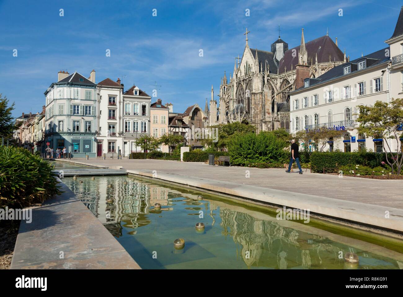France, Aube, Troyes, place of the Liberation Stock Photo - Alamy