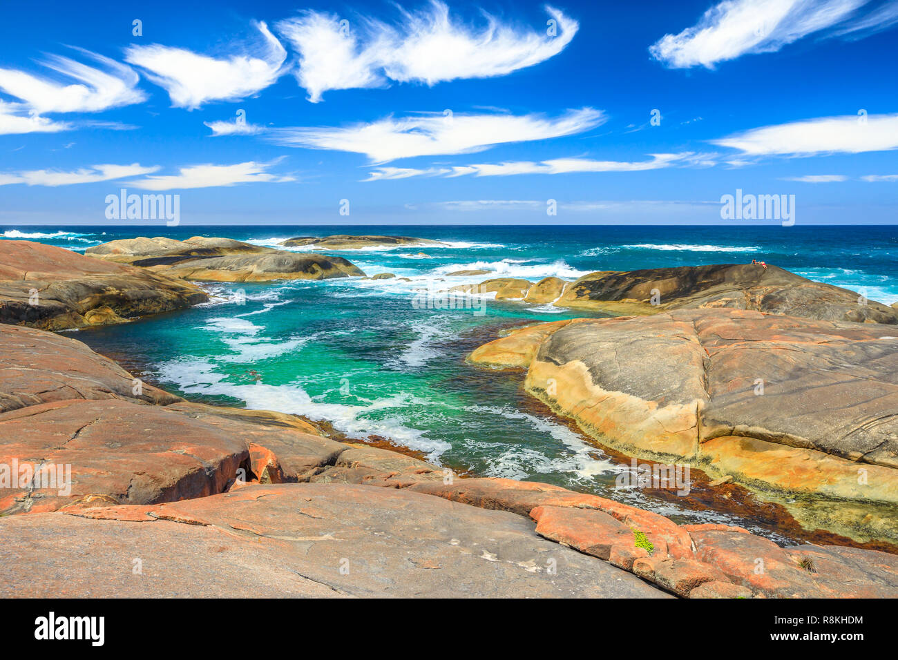 The rounded rock boulders along the popular Elephant Rocks Walk from ...