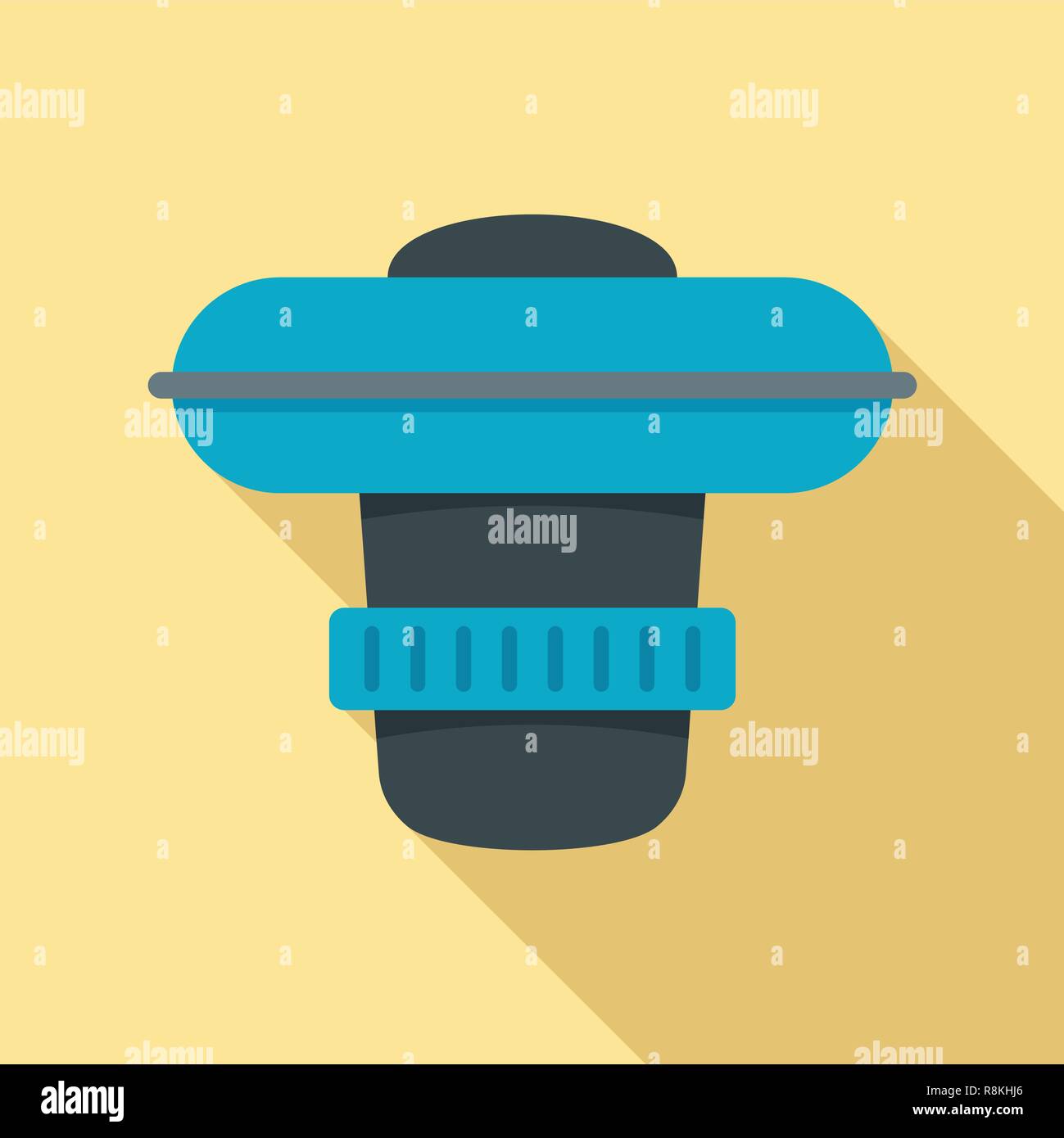 Dosing pool device icon. Flat illustration of dosing pool device vector ...