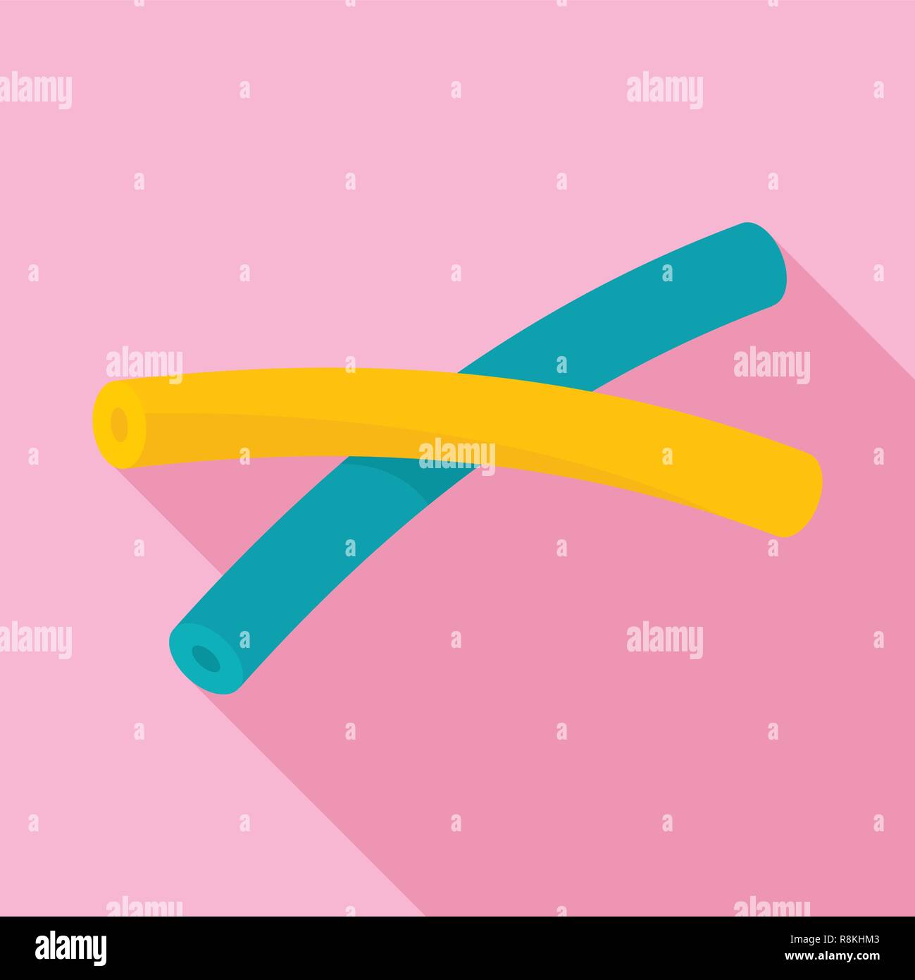 Swim noodle Stock Vector Images - Alamy